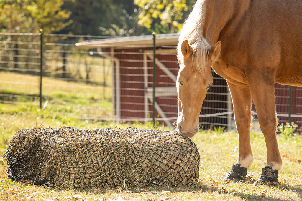 Slow Feed Hay Nets for 3 String Square Bales | Square Bale Feeder ...